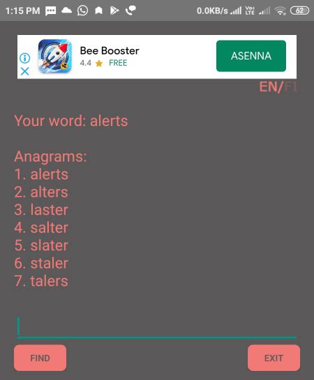 Best Free Anagram App For Android
