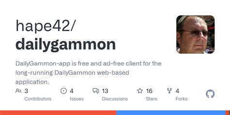 github hape42 dailygammon dailygammon app is free and ad free client