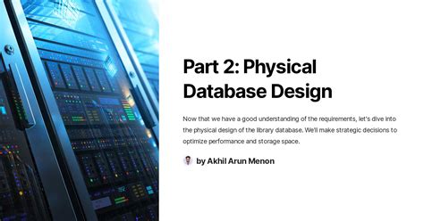 25part 2 Physical Database Design