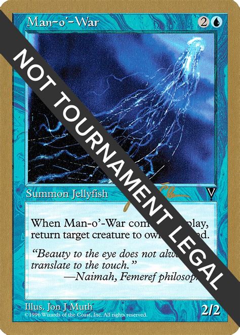 Man O War 1997 Jakub Slemr Vis World Championship Decks Magic