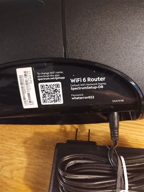 Spectrum SAX1V1R Advanced Home Wifi 6 Router Wireless 3x Lan Ports With Adapter For Sale Online