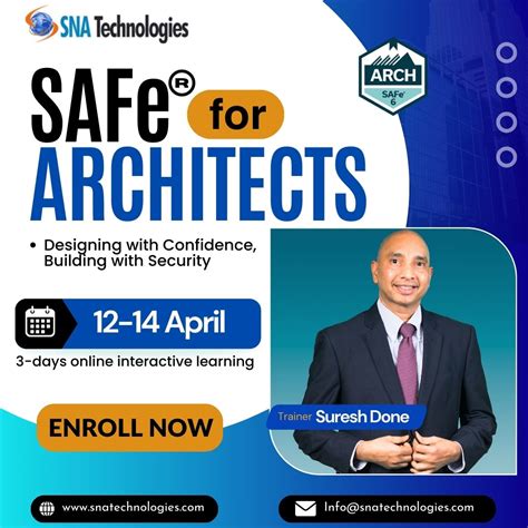 Sna Technologies On Linkedin Snatechnologies Safeforarchitects Safetraining Safe6 Agilist
