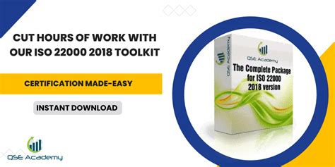 Iso 22000 Certification Cost Timeline Process Qse Academy