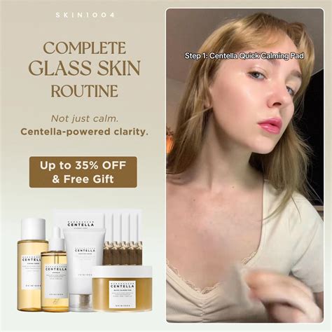 Complete Glass Skin Routine 💫a Full Centella Skincare Routine Set For