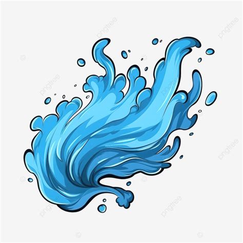 水花元素插畫卡通或漫畫風格卡通元素漫畫元素 水 流汗 眼淚png去背圖片素材免費下載，免摳圖設計圖案下載 pngtree