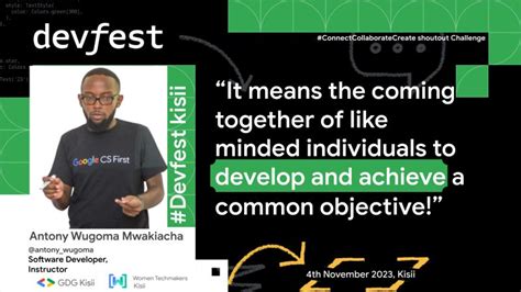 antony wugoma on linkedin devfest connectcollaboratecreatedevfest devfest2023 devfestkisii2023…