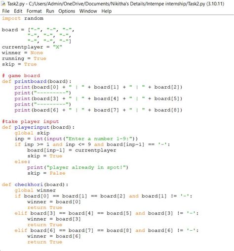 Internship Pythondevelopment Task2 D Nikitha