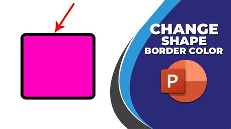 How To Change Shape Border Color In PowerPoint 2016 YouTube