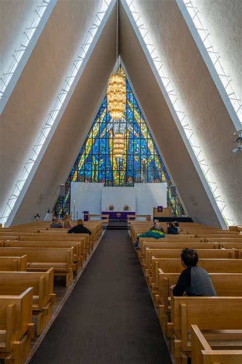 Interior Of Arctic Cathedral In Tromso Norway Editorial Photography