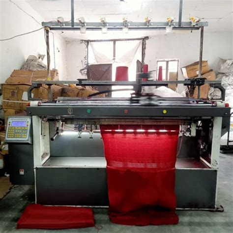 Computerized Flat Bed Knitting Machine Application Collar At Best