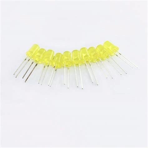 Hobbytronics 5mm Diffused 120 Degree Led Pack Of 10