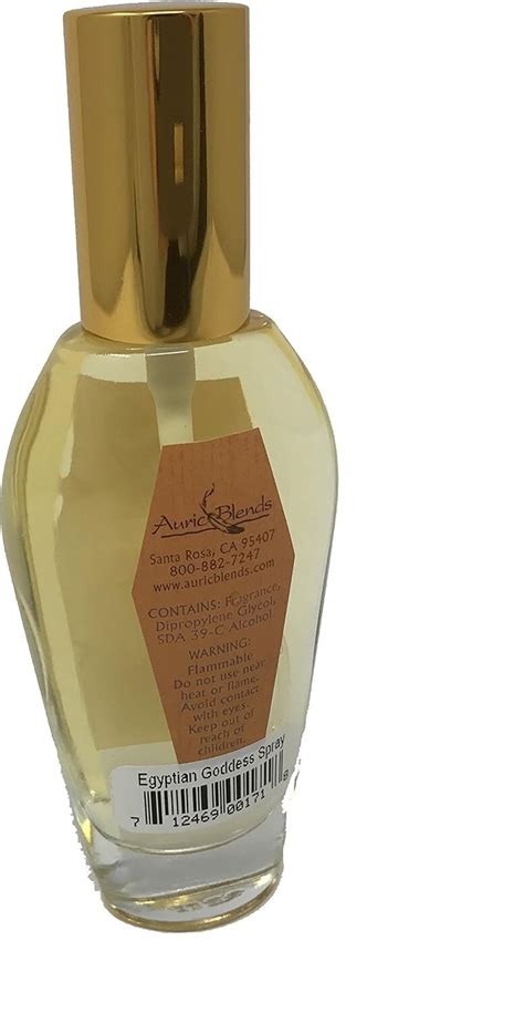 Auric Blends Egyptian Goddess Perfume Spray 1 87 Oz All Natural
