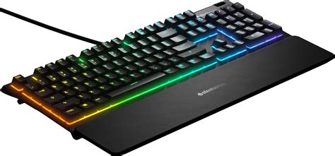 Клавиатура SteelSeries Apex 3 RU (64805) купить | Elmir - цена, отзывы ...