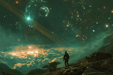 Premium Photo Embark On A Cosmic Odyssey With The Shooting Star Generative Ai