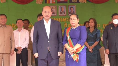 ឯកឧត្តម ហ៊ុន ម៉ានី អញ្ជើញសម្ពោធសាលធម្មសភា សមិទ្ធផលនានា នៅវត្តពន្លាជ័យ ខេត្តកំពង់ស្ពឺ Ams Central