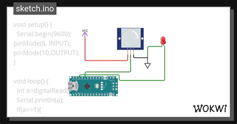 Sensor De Movimento Rip Wokwi ESP STM Arduino Simulator