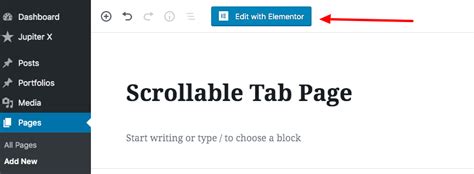 Create A Scrollable Tab Like The Webflow Website Using Jupiter X Artbees