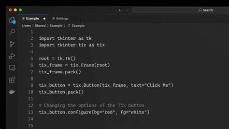 Basic Example Of Tkintertixcombobox In Python