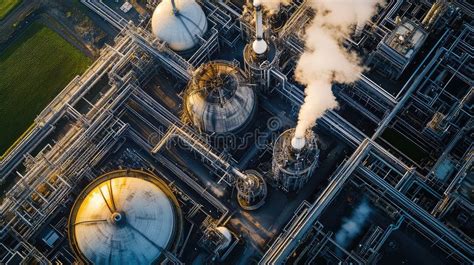 Network Chemical Processing Plant Stock Image Image Of Visible