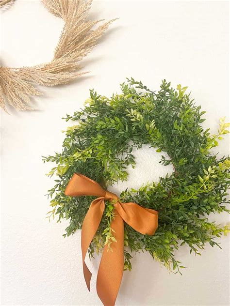 Wreath Wall Decor From Fall To Christmas Thoughtfully Simple