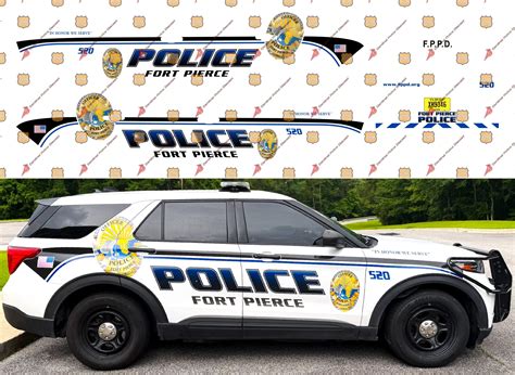 Fort Pierce Fl Police Department — Cardinal Police Diecast