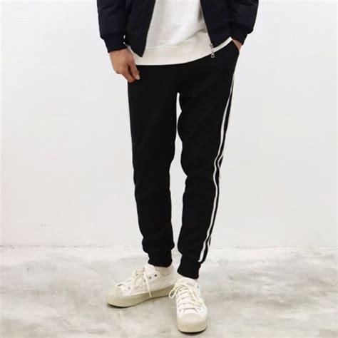 남성 의류 융털 조거 팬츠 두줄 트레이닝 패션 웨어 홈플러스 판매자택배