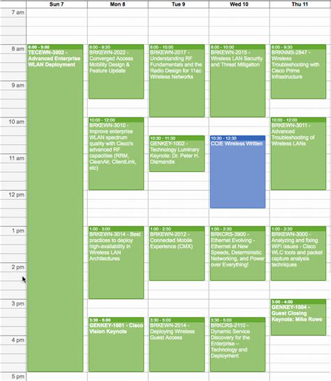 My Cisco Live Schedule Mostly Networksmostly Networks