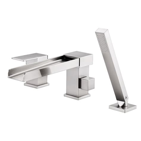 Waterfall Roman Tub Faucets Wowow Jacuzzi Tub Faucet Brushed Nickel