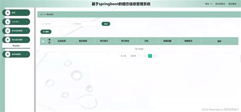 Springbootjavaphpnodepython基于的婚恋信息管理系统【计算机毕设】 Csdn博客