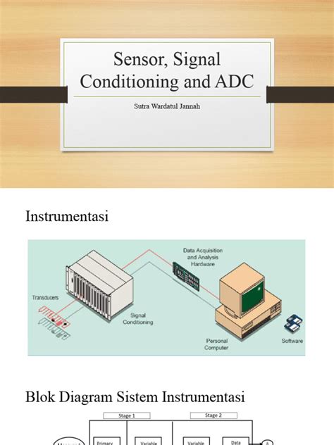 Sensor And Signal Conditioning Pdf Analog To Digital Converter