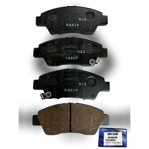 HONDA CITY TMO/T9A/GN2/FRONT BRAKE PAD(ALAS BREK DEPAN)(NPO-152W)(2 ...