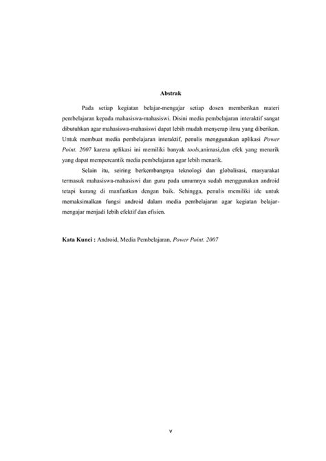 CONTOH TUGAS AKHIR PDF