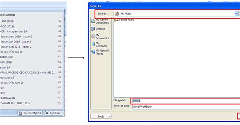 Cara Menyimpan File Excel Dengan Menu Save Dan Save As Adh Excelcom