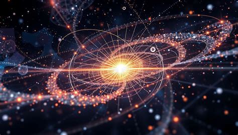 Abstract Network Connections Light Digital Technology Data Flow