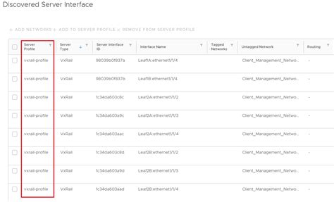 Create Server Interface Profiles For Second Vxrail Cluster Dell Networking Smartfabric