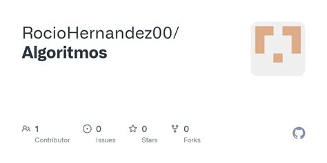 GitHub RocioHernandez Algoritmos