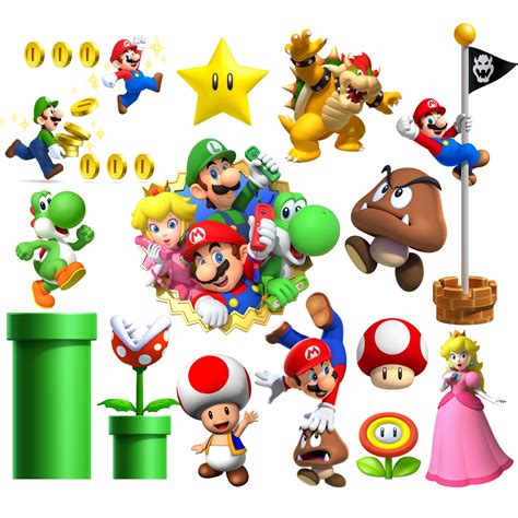 Super Mario Bros Printable Characters