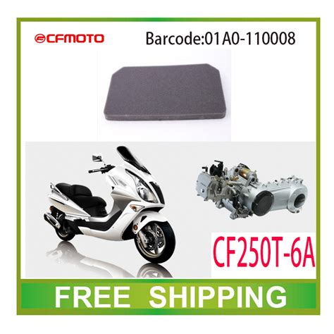 Купить CF мото cf250t-6a gy6 скутер 250cc воздушный фильтр очиститель ...