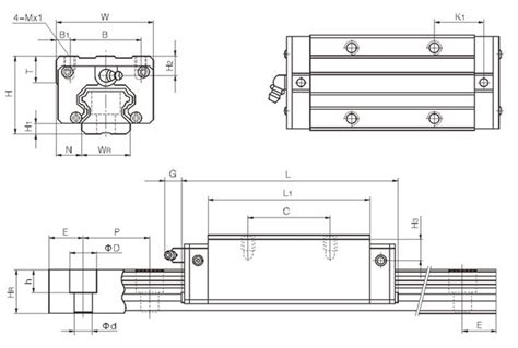 Other Business Farming Industry Machifit HGR Mm Linear Rail Guide With HGH CA Linear