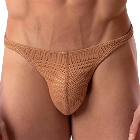 Barcode String Lor Mesh Marron INDERWEAR