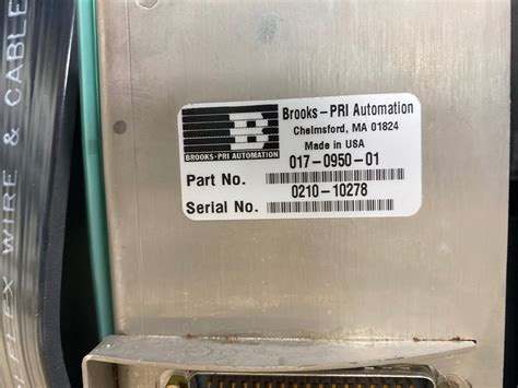 Brooks Pri Automation 017 0950 01 Wafer Transfer Robot Ntc Tech