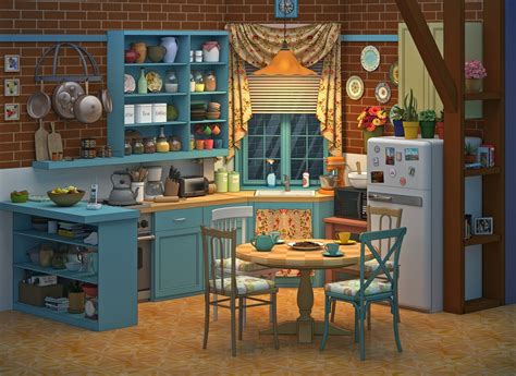 Monicas Kitchen From Tv Series Friends Oksana Novikova Friends