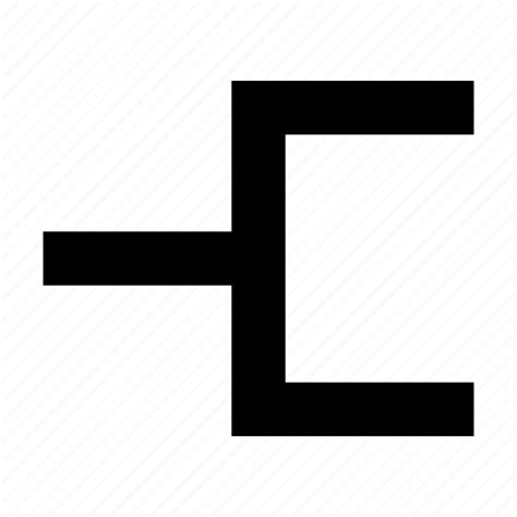 Branch Chart Diagram Flowchart Square Formatting Workflow Icon