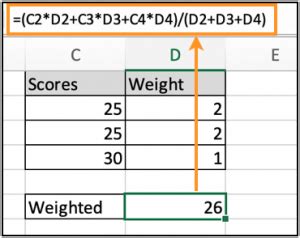 Calculate Weighted Average