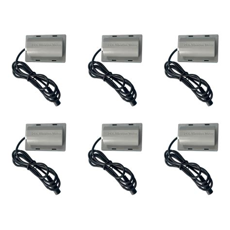 6x Dc 12v Chair Pillow Vibrating Motor Mini Vibrating Motor Massage Belt Flat Base Attractor