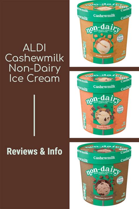 Aldi Sundae Shoppe Non Dairy Cashewmilk Ice Cream Info
