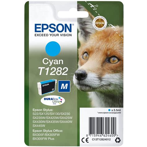 Original Epson T Cmyk Multipack Ink Cartridges C T Fox Epson Stylus Sx W Ink
