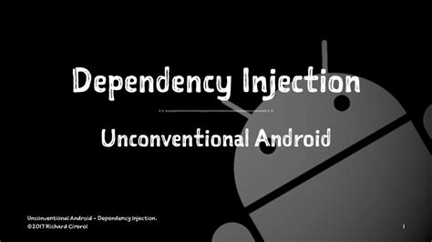 Unconventional Android Dependency Injection With Dagger Speaker Deck