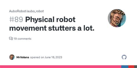 Physical Robot Movement Stutters A Lot Issue AuboRobot Aubo Robot GitHub