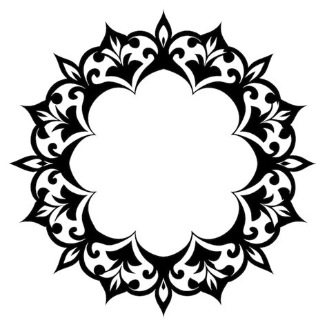 Floral Ornament Vector Art Design Premium Ai Generated Vector